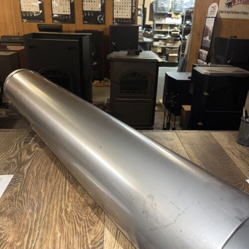 8”x48” stainless steel stove pipe wood/coal/chimney – The Coal Shop